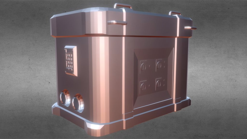 Sci-fi Box - 3D model by Jakub Miksa (@MCJacob) [1a963c5] - Sketchfab