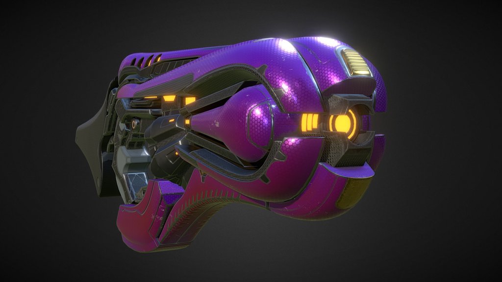 Concussion Rifle - 3D model by pewkey [1a963f1] - Sketchfab