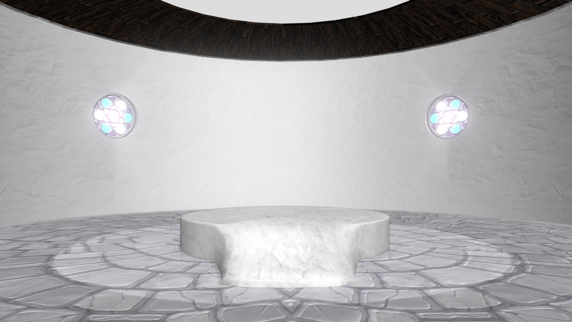 Round Medieval Showcase Room - Buy Royalty Free 3D model by MarkoJantti ...
