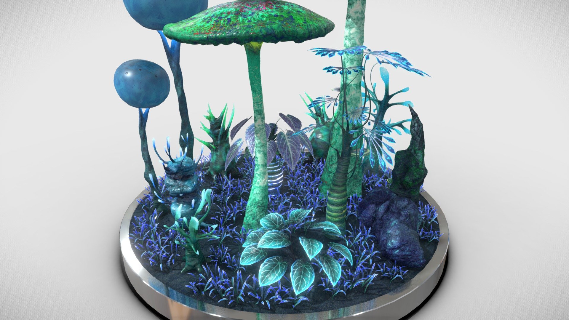 Alien Plants Vol.1 - Buy Royalty Free 3D model by Etherion Designs ...