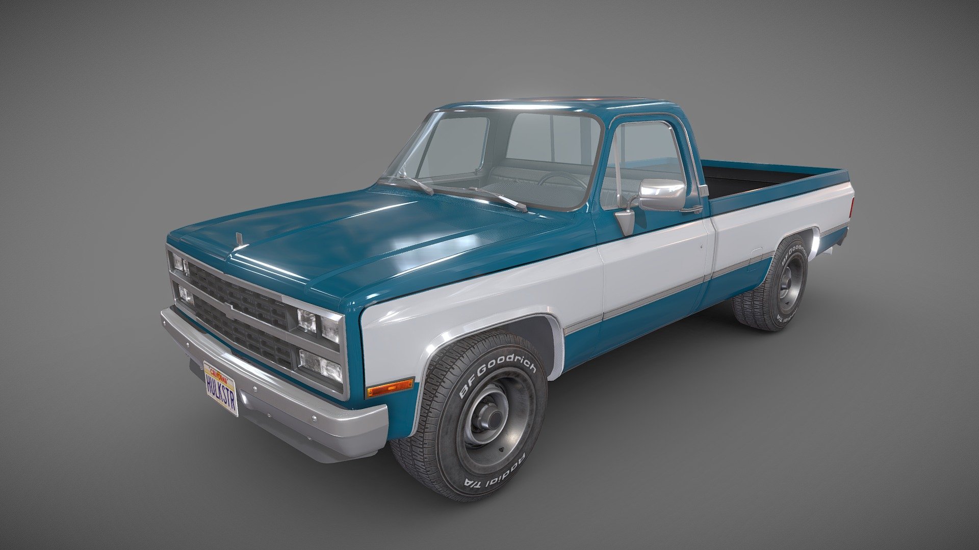 American generic pickup - Buy Royalty Free 3D model by Veaceslav ...