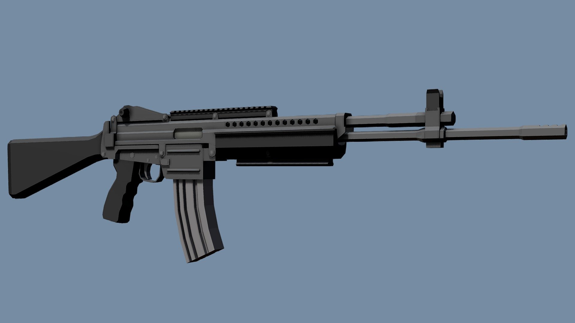 Low-Poly Robinson Arms M-96 - Download Free 3D model by TastyTony ...