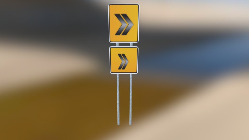 road side Sign board - 3D model by Junaid Amin (@junaidamin) [1a9c6d4 ...