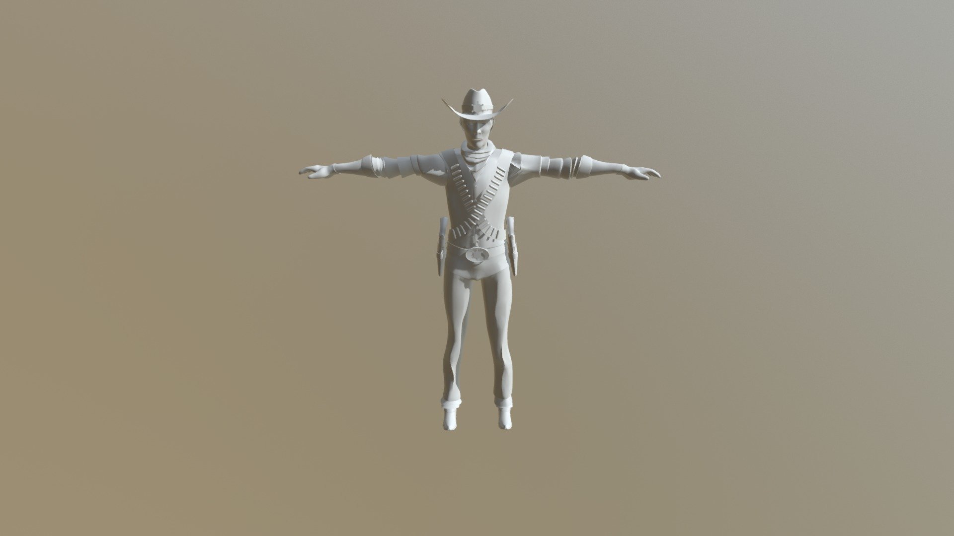 Cowboy Character - 3D model by HayD [1a9c75e] - Sketchfab