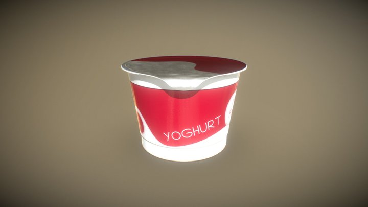 Yogurt 3D models - Sketchfab