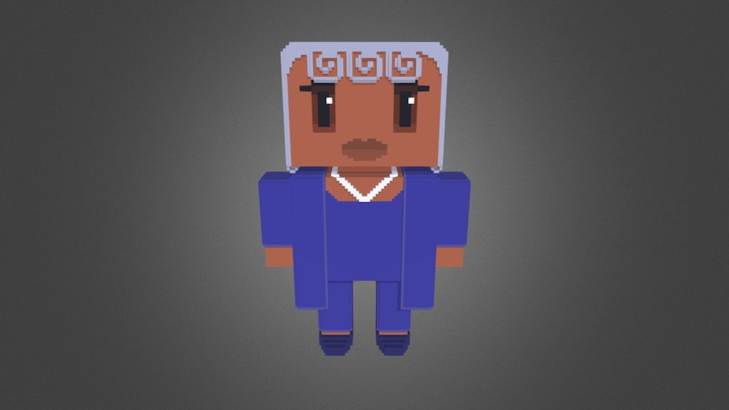 Voxel: Chibi | Grammy 70th Birthday Present - 3D model by ScienceHerWay ...