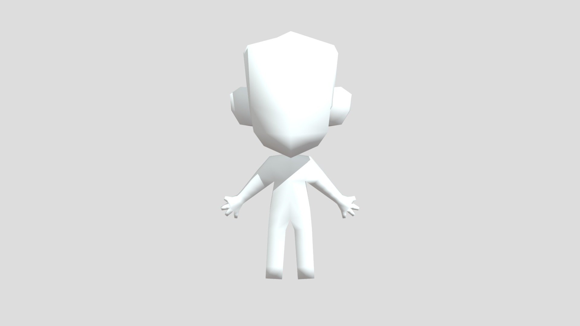 Character Low-poly Base Mesh Cartier God - 3D model by moneywebstudio ...