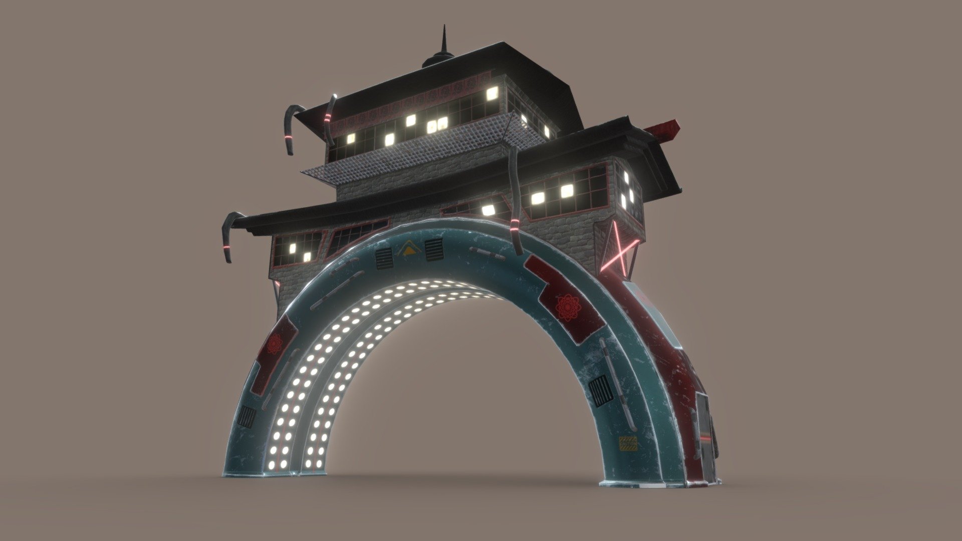 Giant Arch - 3D model by NishaMartel [1aa3f97] - Sketchfab