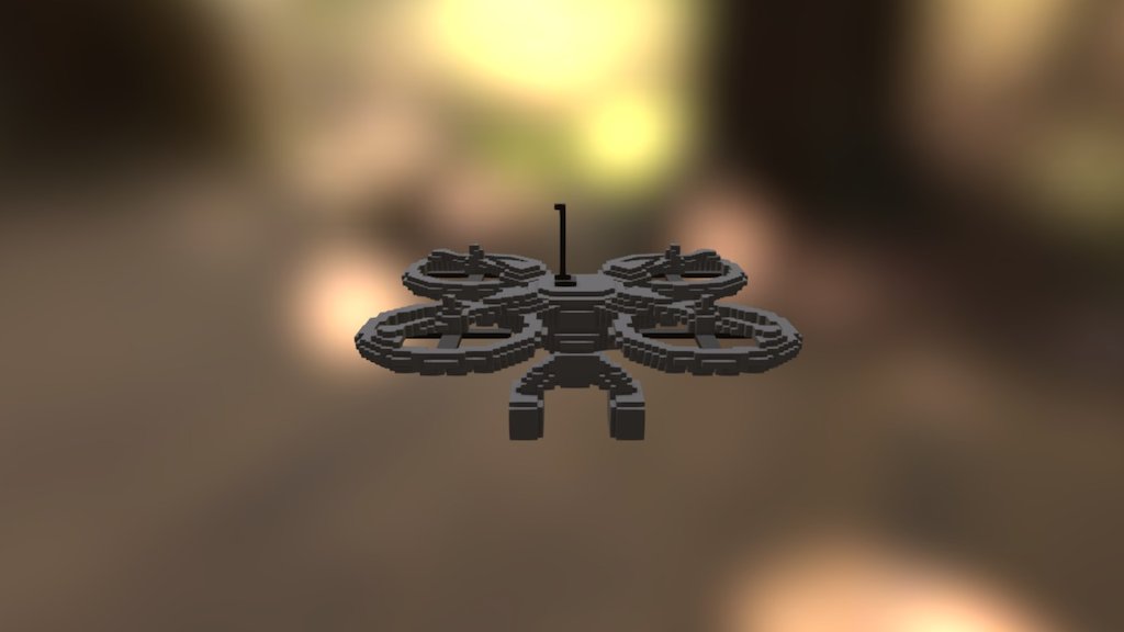 Minecraft 3D Model ~ Drone - 3D model by Fizzy_Chickens [1aa4d6c ...