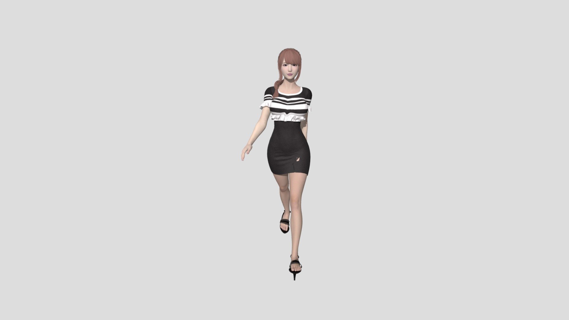 famale guyu - 3D model by lmx_xml [1aa501d] - Sketchfab