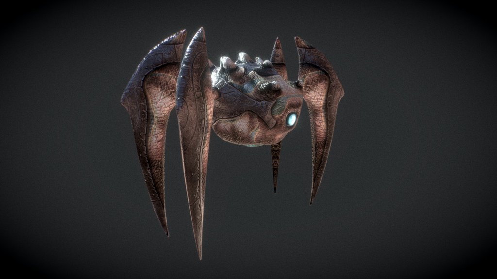 ALIEN CREATURE 001 - 3D model by oskaralvarado [1aa57ea] - Sketchfab
