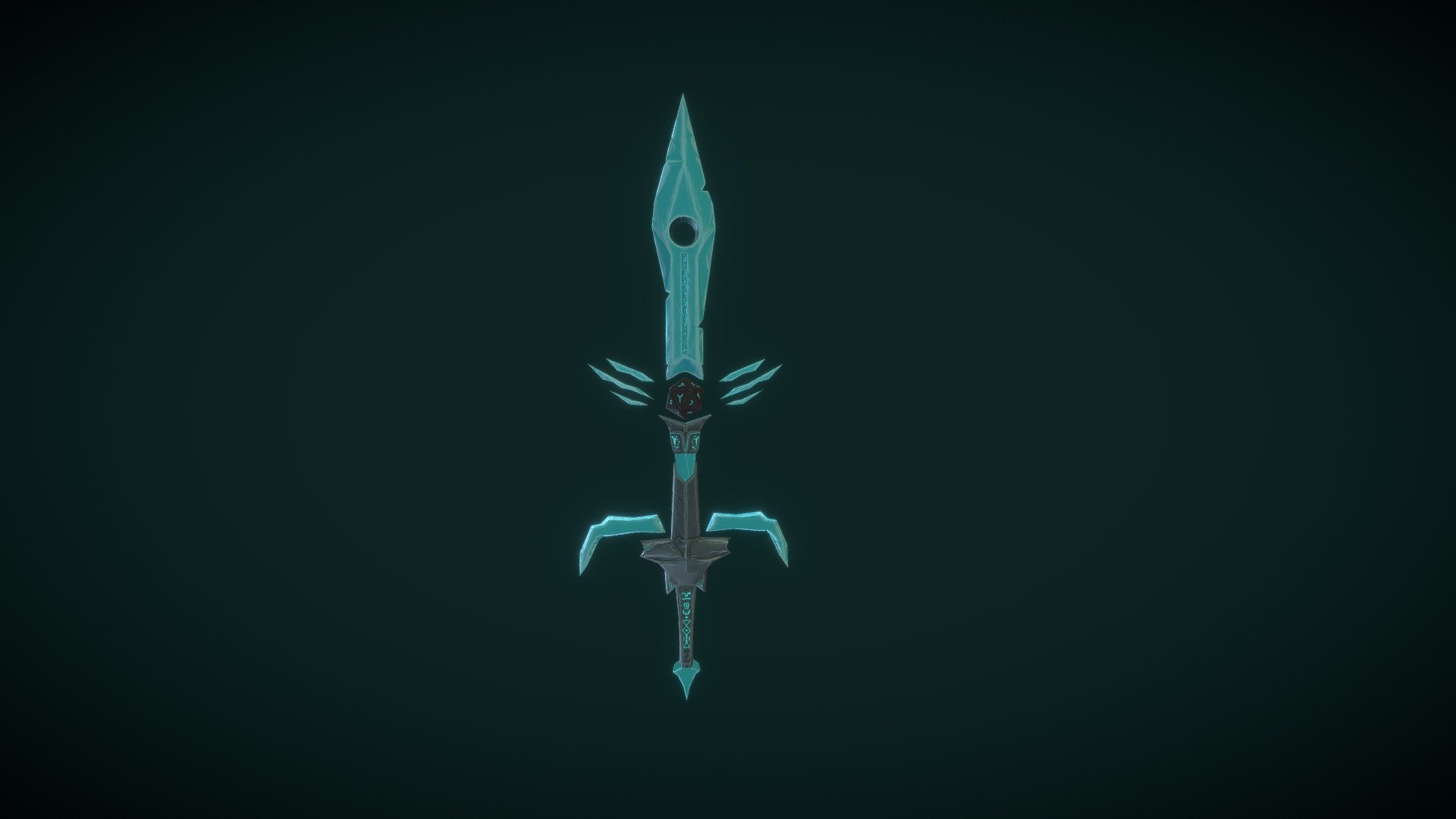 Magic Sword Stylized - 3D model by therambuka [1aa8d9f] - Sketchfab