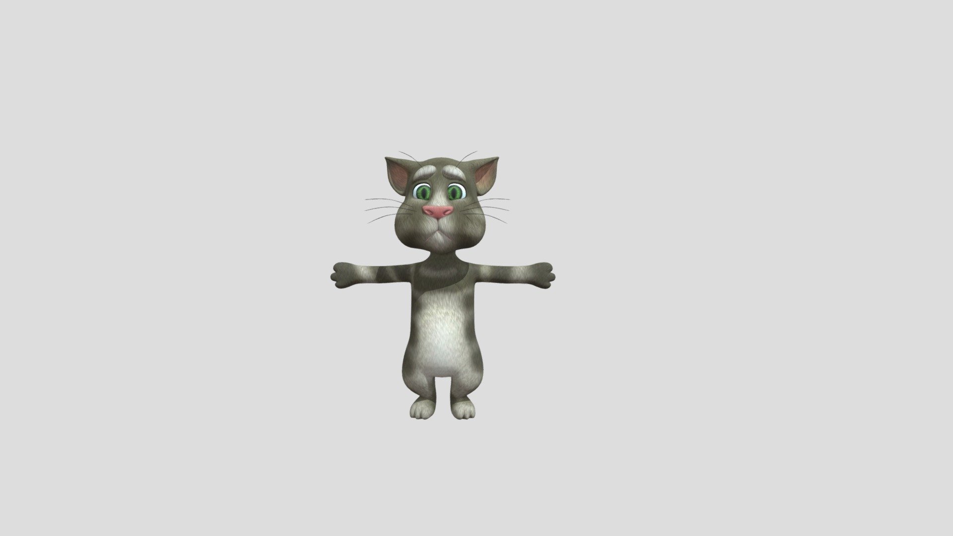 2010 - 2011 Talking Tom Talking Friends Outfit7 - Download Free 3D model by cool cat ...