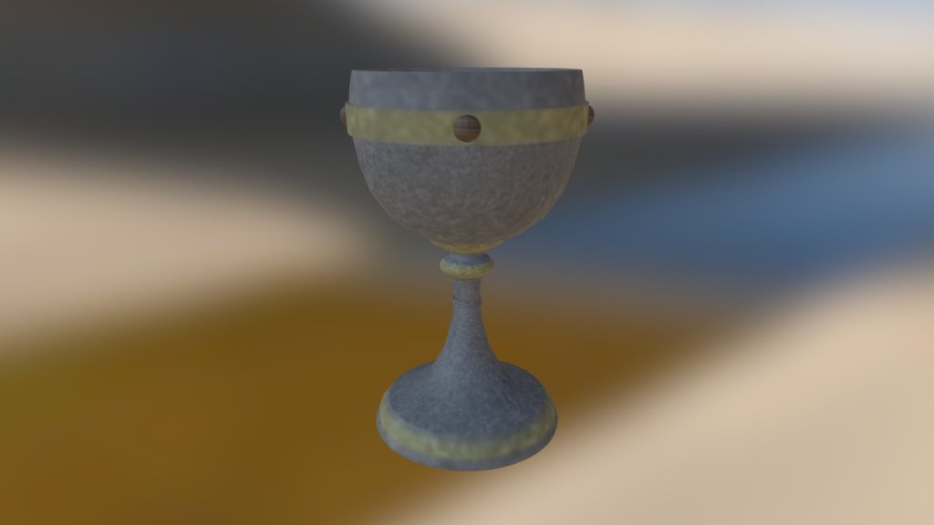 Medieval Gobblet - 3D model by Vy Do (@casauhomhinh) [1aaaf50] - Sketchfab