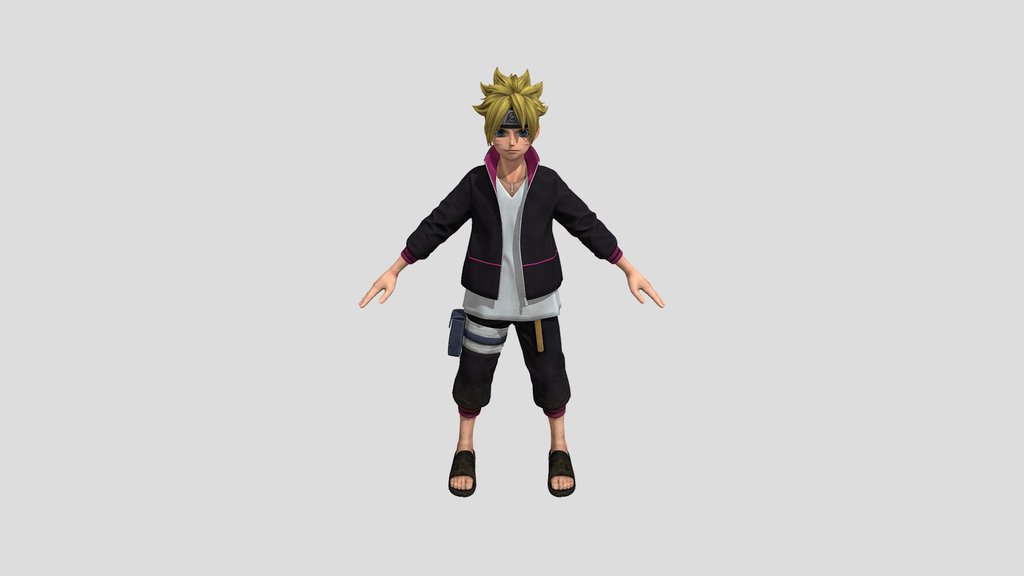 Naruto - A 3D model collection by halo123223 - Sketchfab