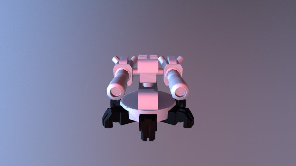 Turret Four - 3D model by Luke Olsson (@LukeOlsson) [1aab62a] - Sketchfab