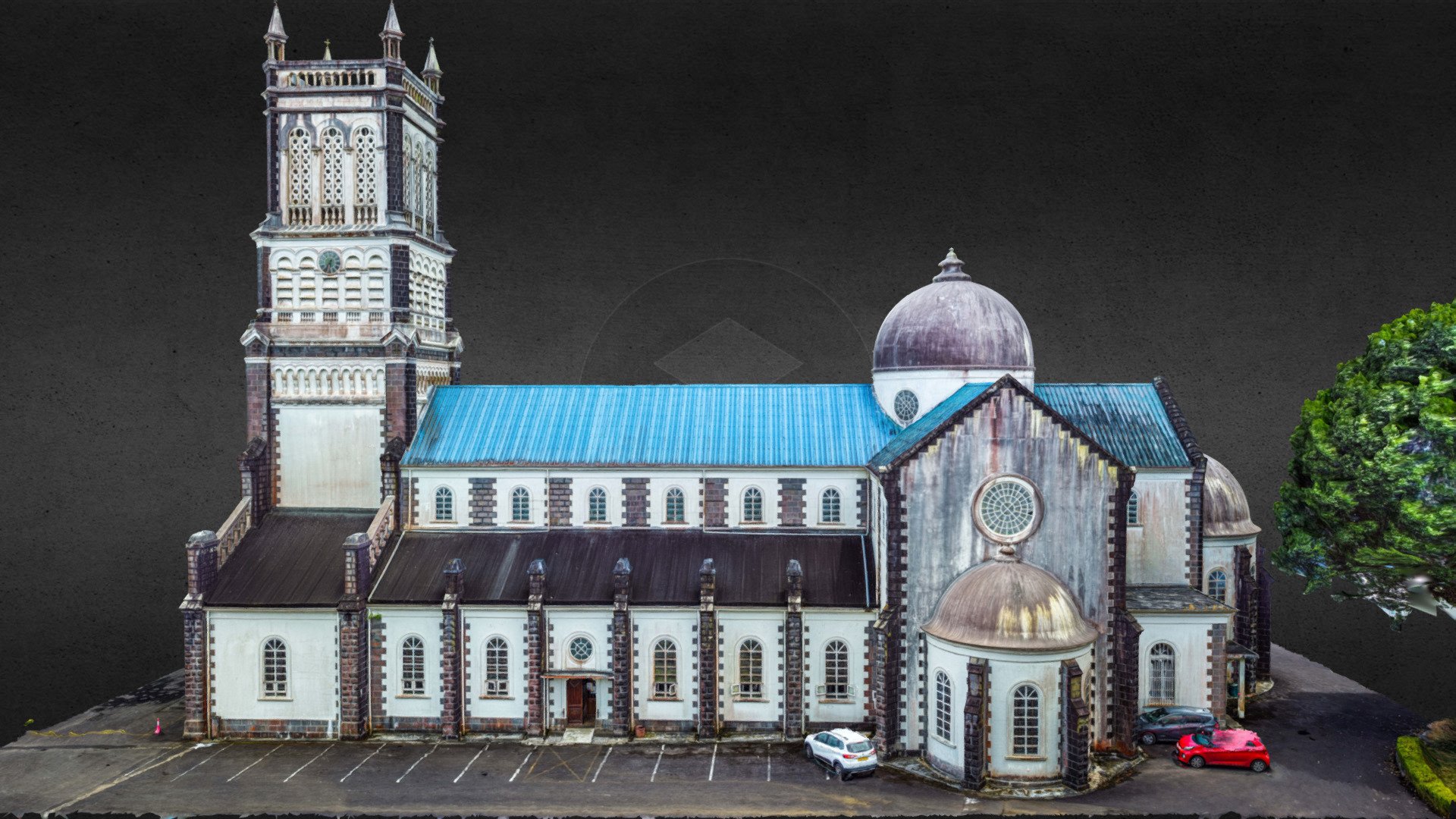 Church Ste Helene, Mauritius Island - Download Free 3D model by Lionel ...