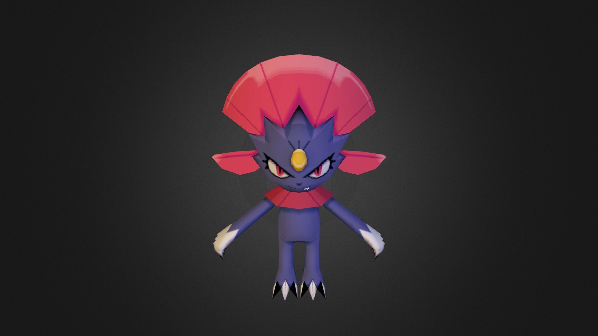 Weavile - 3D model by The 100 Mega Shock! (@the100megashock) [1ab0148 ...