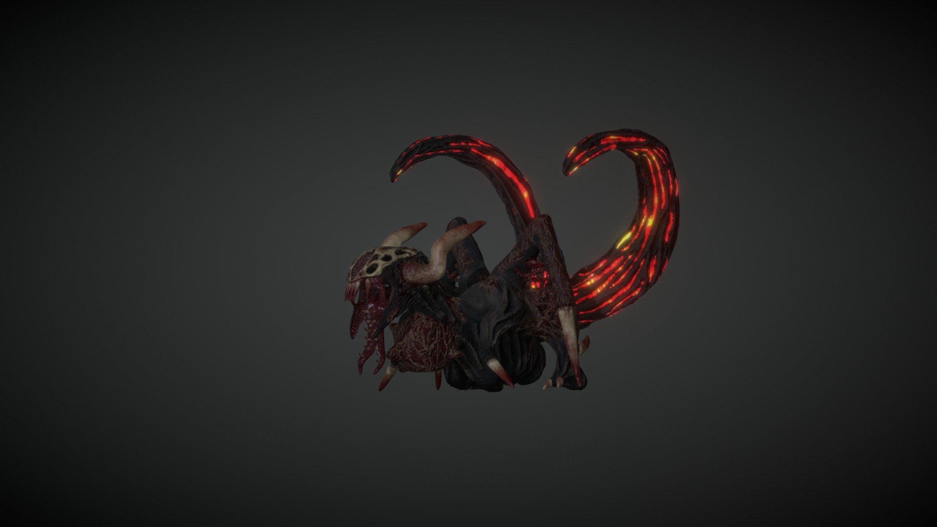 Horror Creature - 3D model by kamigaminokui [1ab1464] - Sketchfab