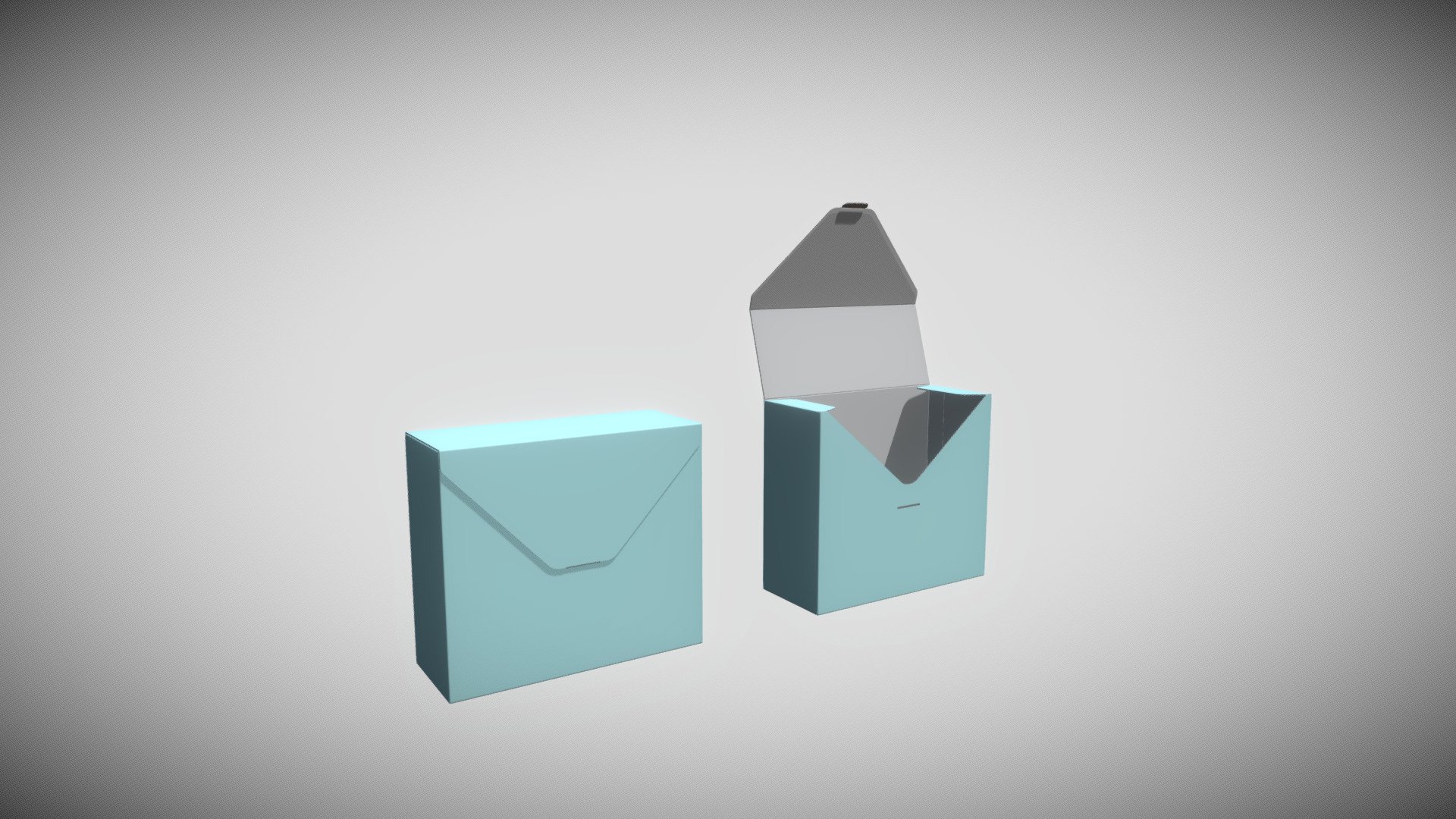 Envelope box - 3D model by thomaslindstrom [1ab1d68] - Sketchfab