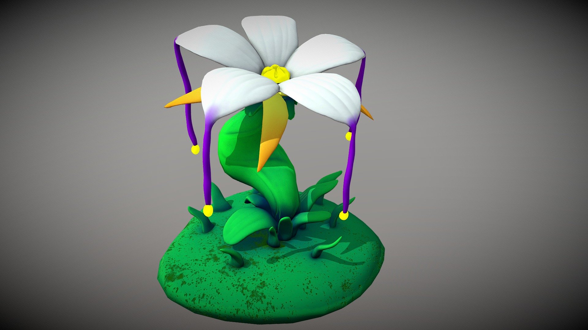 Alien Plant - 3D model by Dimitri (@Ultimabrines) [1ab32e2] - Sketchfab