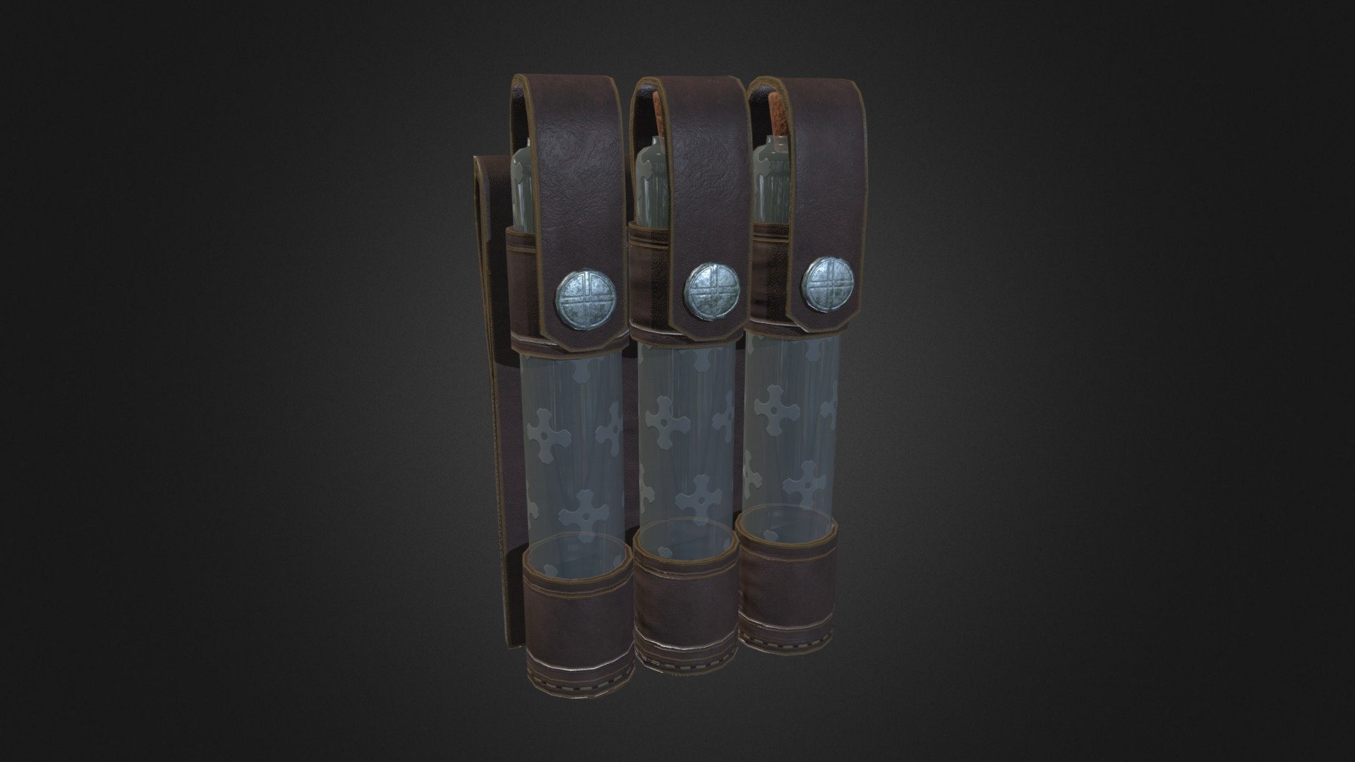 Triple Potion Holder - 3D model by Sarah R. (@SarahEichR) [1ab566a ...