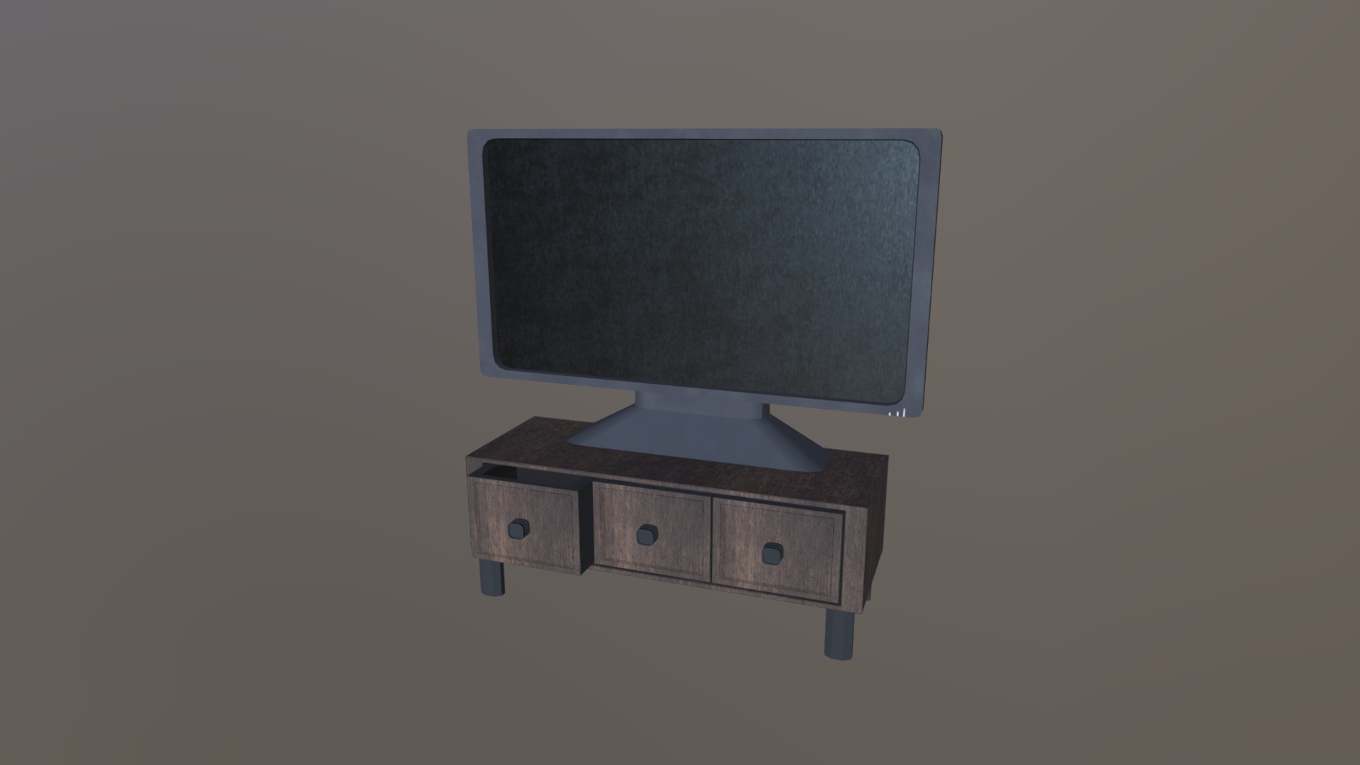 Tv Set - 3D model by William (@Tebsin) [1ab854c] - Sketchfab