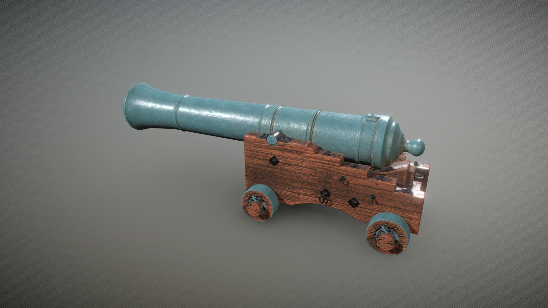 Cannon - 3D model by giorgk [1ab9575] - Sketchfab