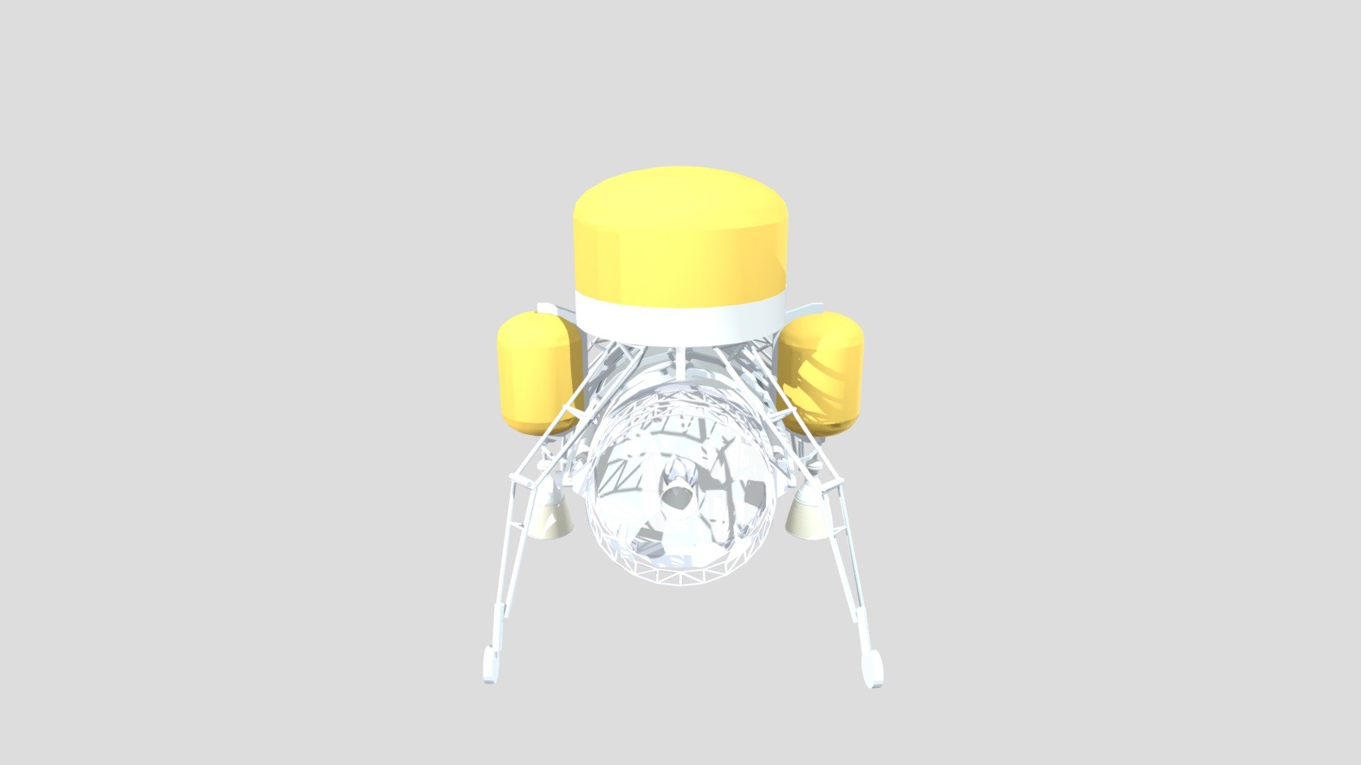 Flunox Ascent Stage Deploy - 3D model by Patnspace [1aba217] - Sketchfab