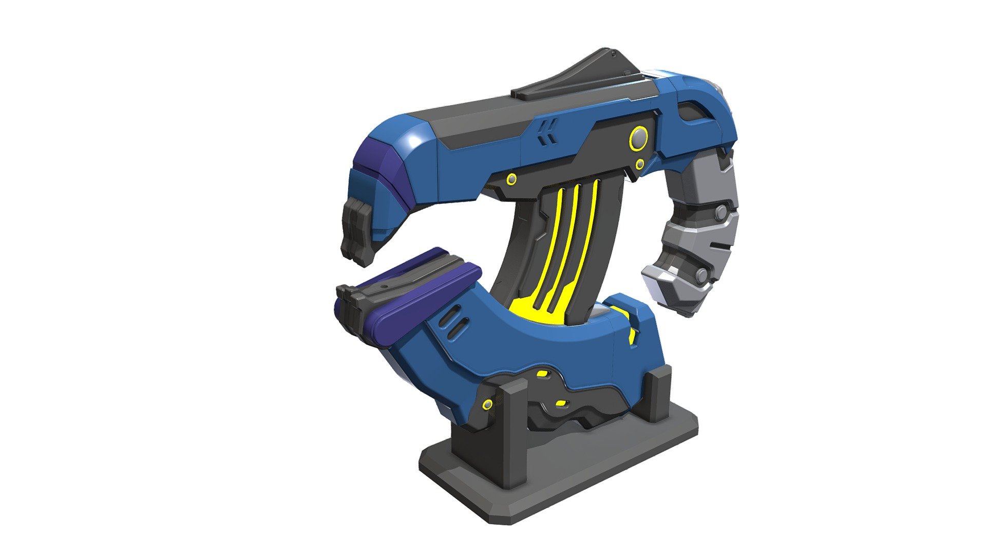 Plasma Pistol H2A - Halo - Printable 3d model - Buy Royalty Free 3D ...