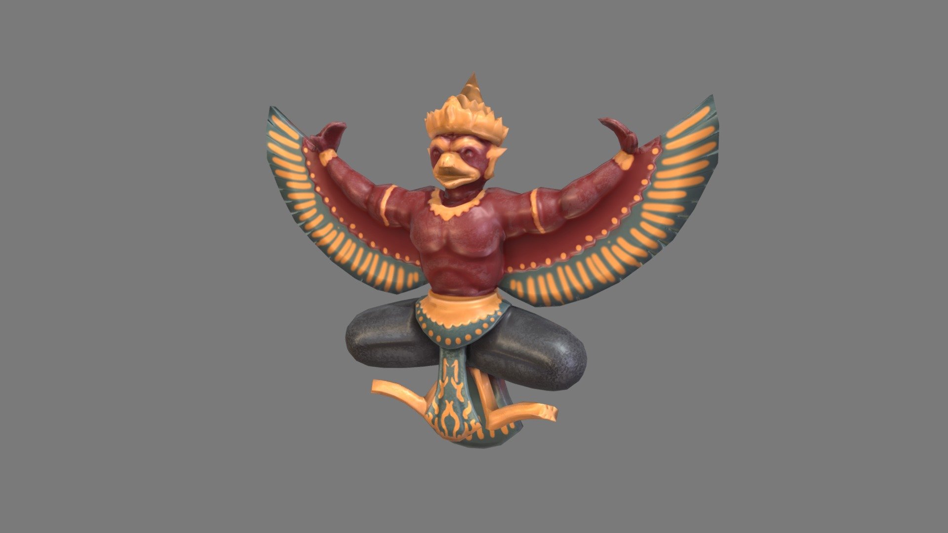 Garuda Statue - 3D model by MadAssets [1abfcf8] - Sketchfab