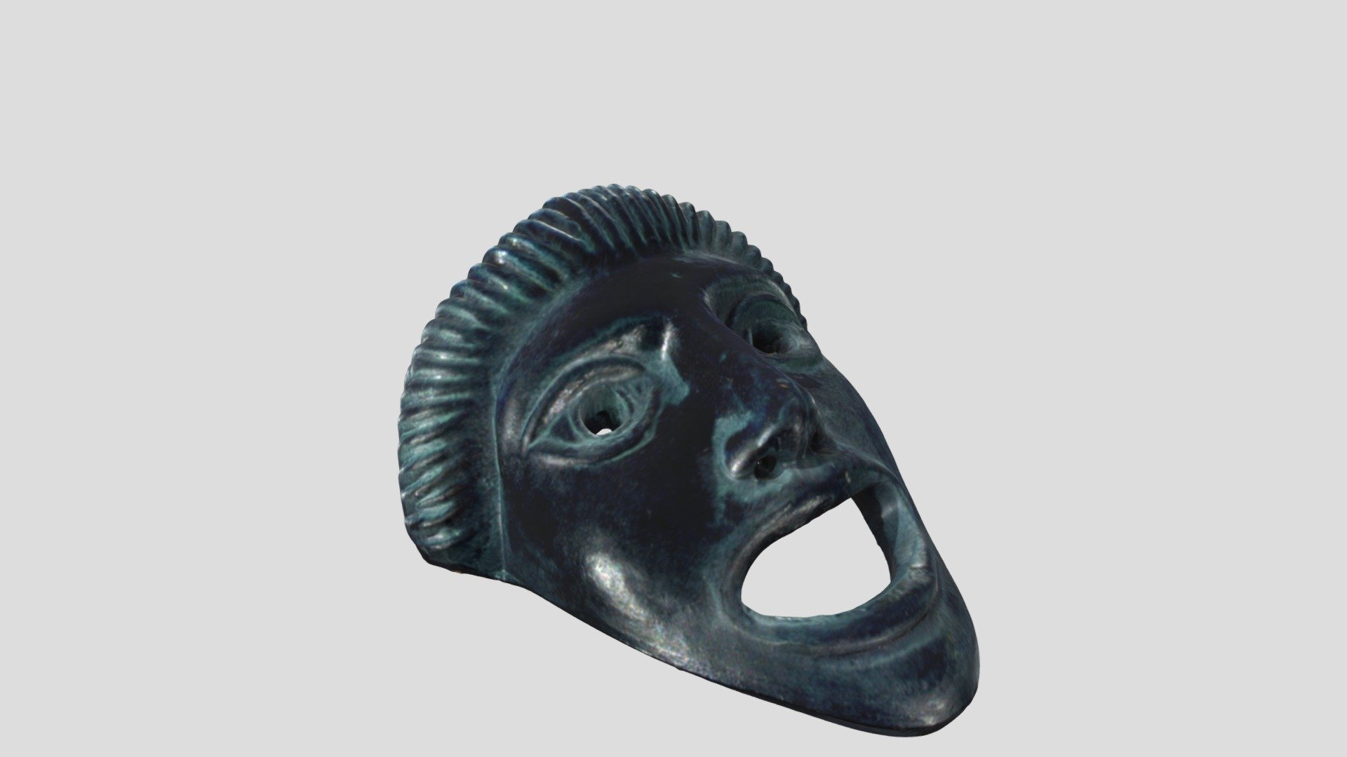 Dionyssos Mask - 3D model by Aberdeen City Libraries ...