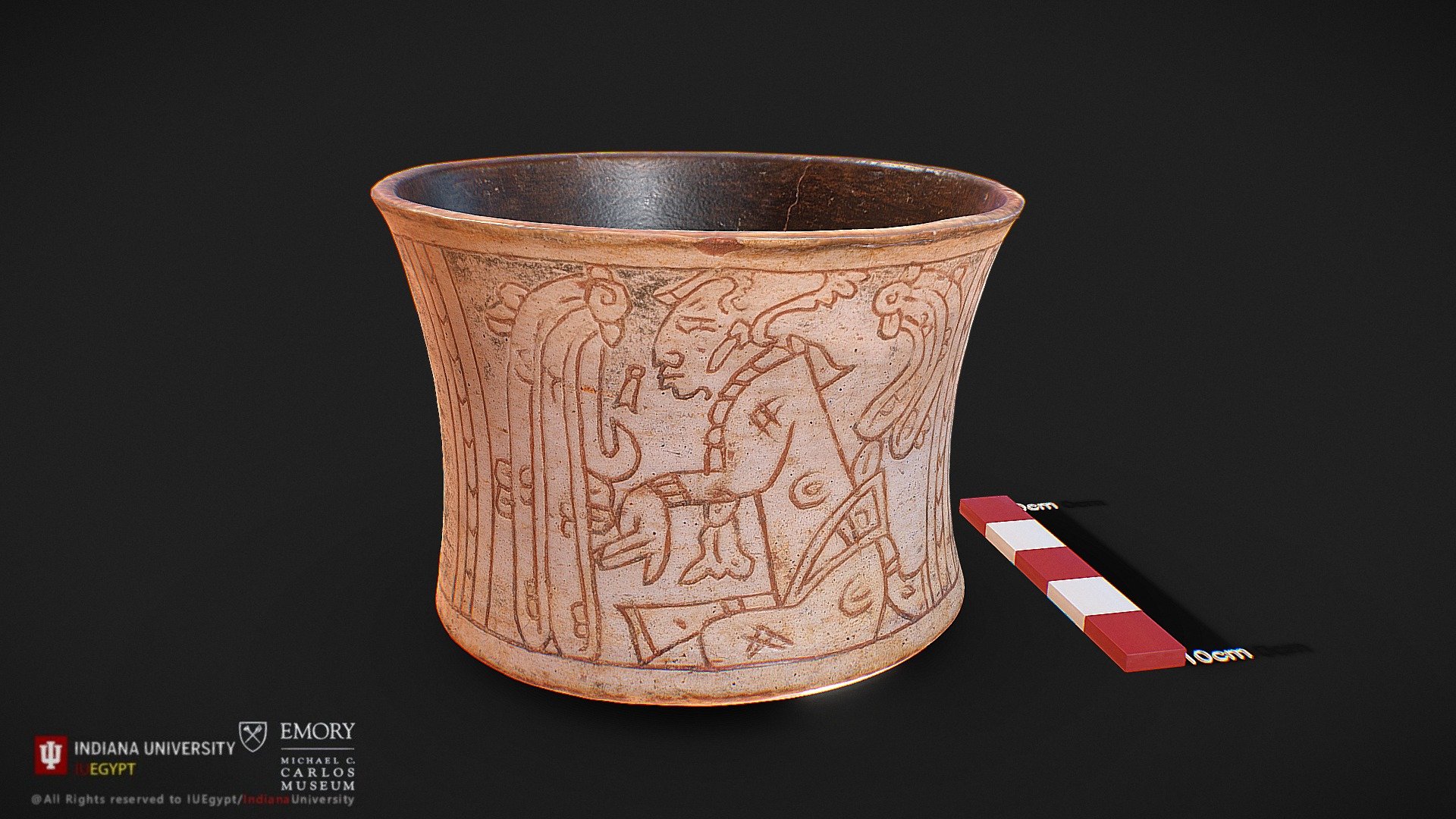 Maya Seated Maize God cup - 3D model by iuegypt [1ac19fc] - Sketchfab