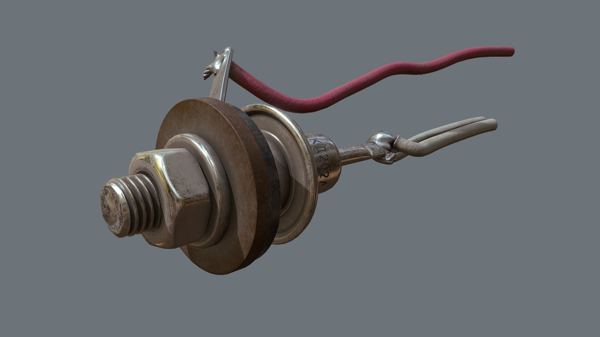 soviet diode - 3D model by roumonk [1ac2f2b] - Sketchfab