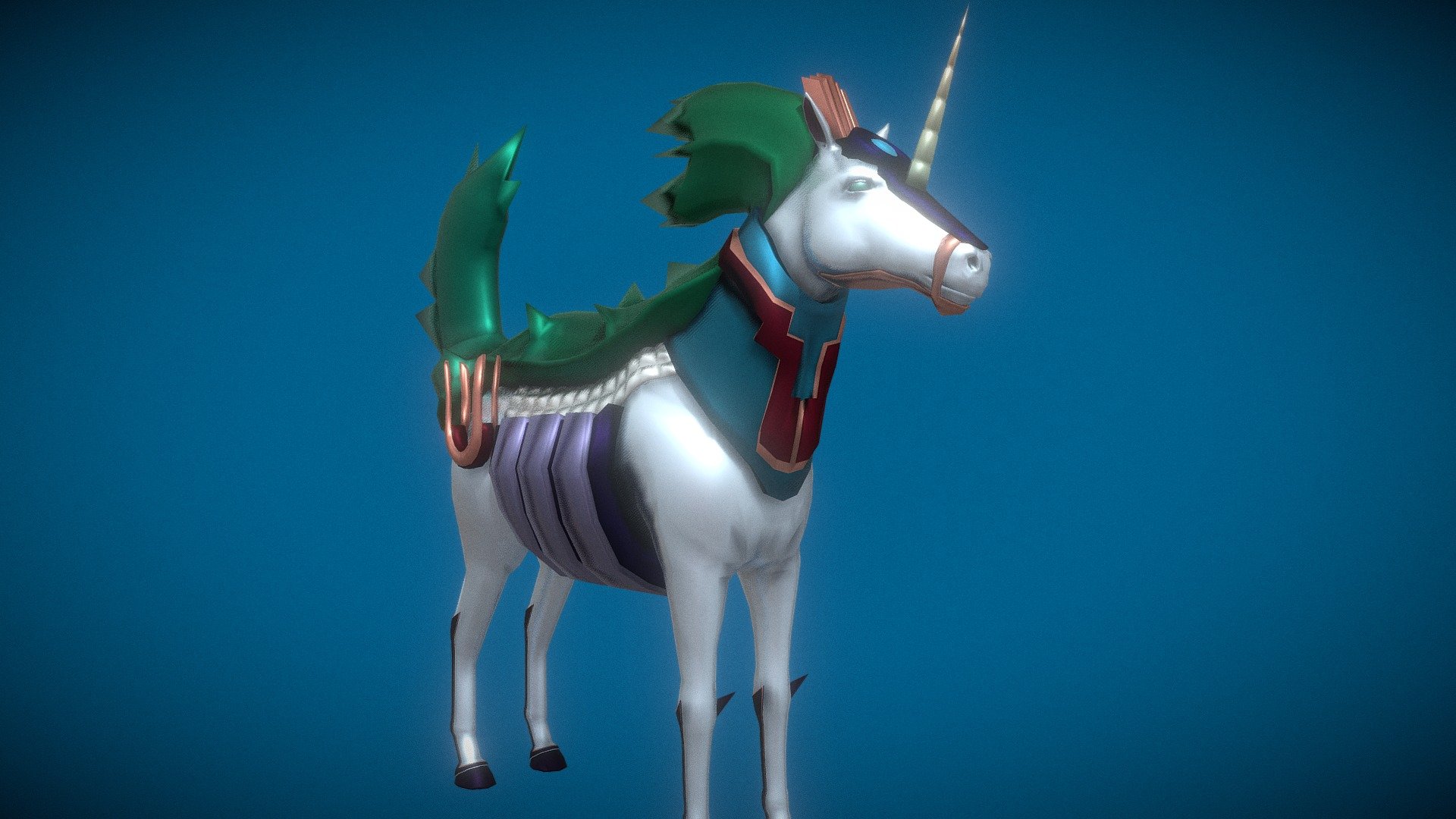 Fire King Avatar Kirin (Yugioh) - Buy Royalty Free 3D model by Yanez ...