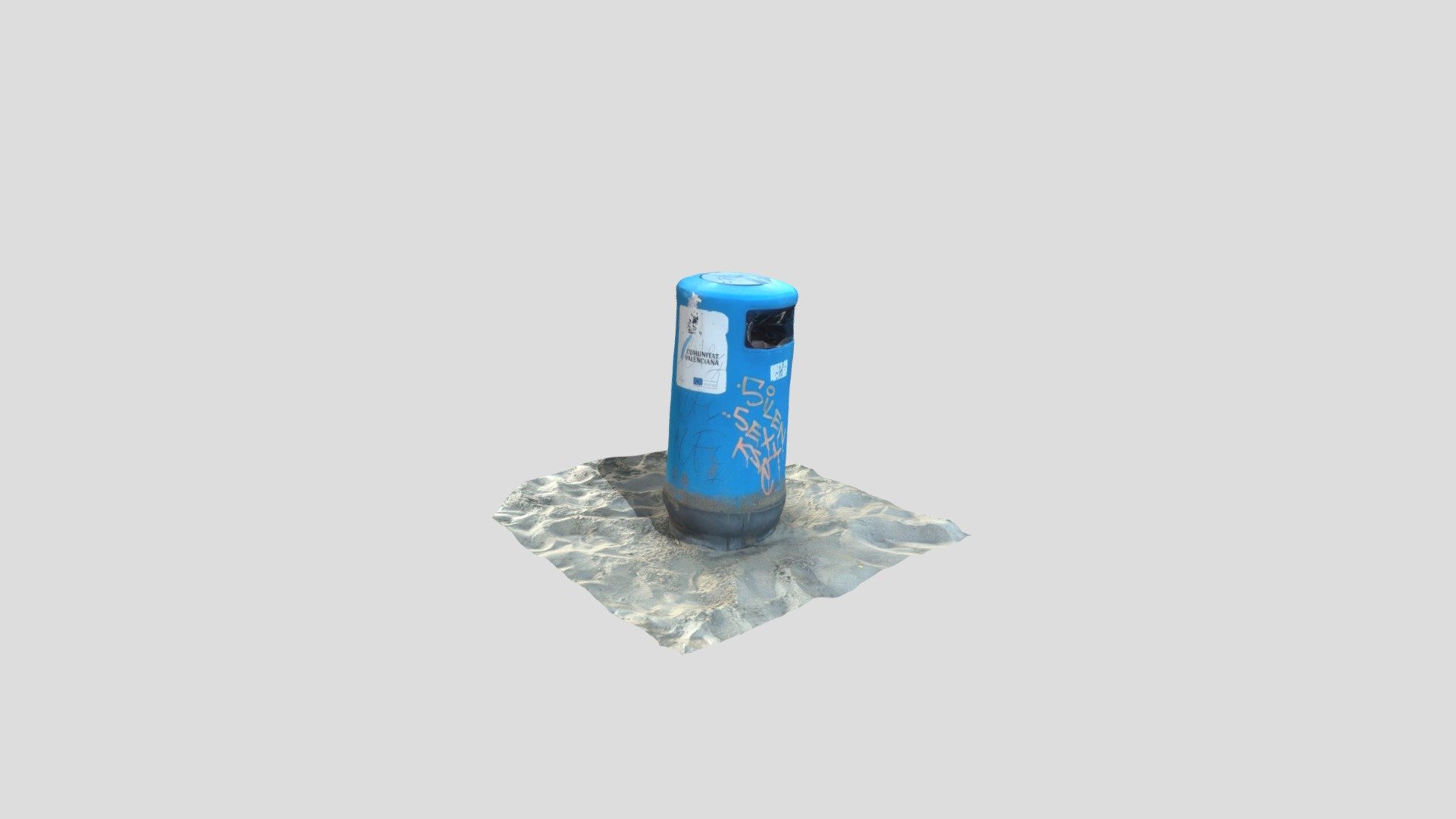 Trash Can Beach - 3D model by IVAR.DGTL (@ivar.tillema1993) [1ac3cf0 ...
