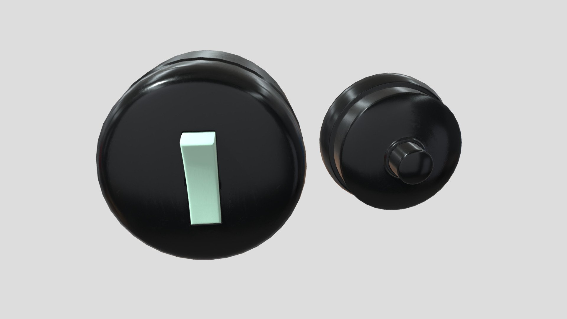 Switch And Bell - Buy Royalty Free 3D model by plaggy [1ac40f2 ...