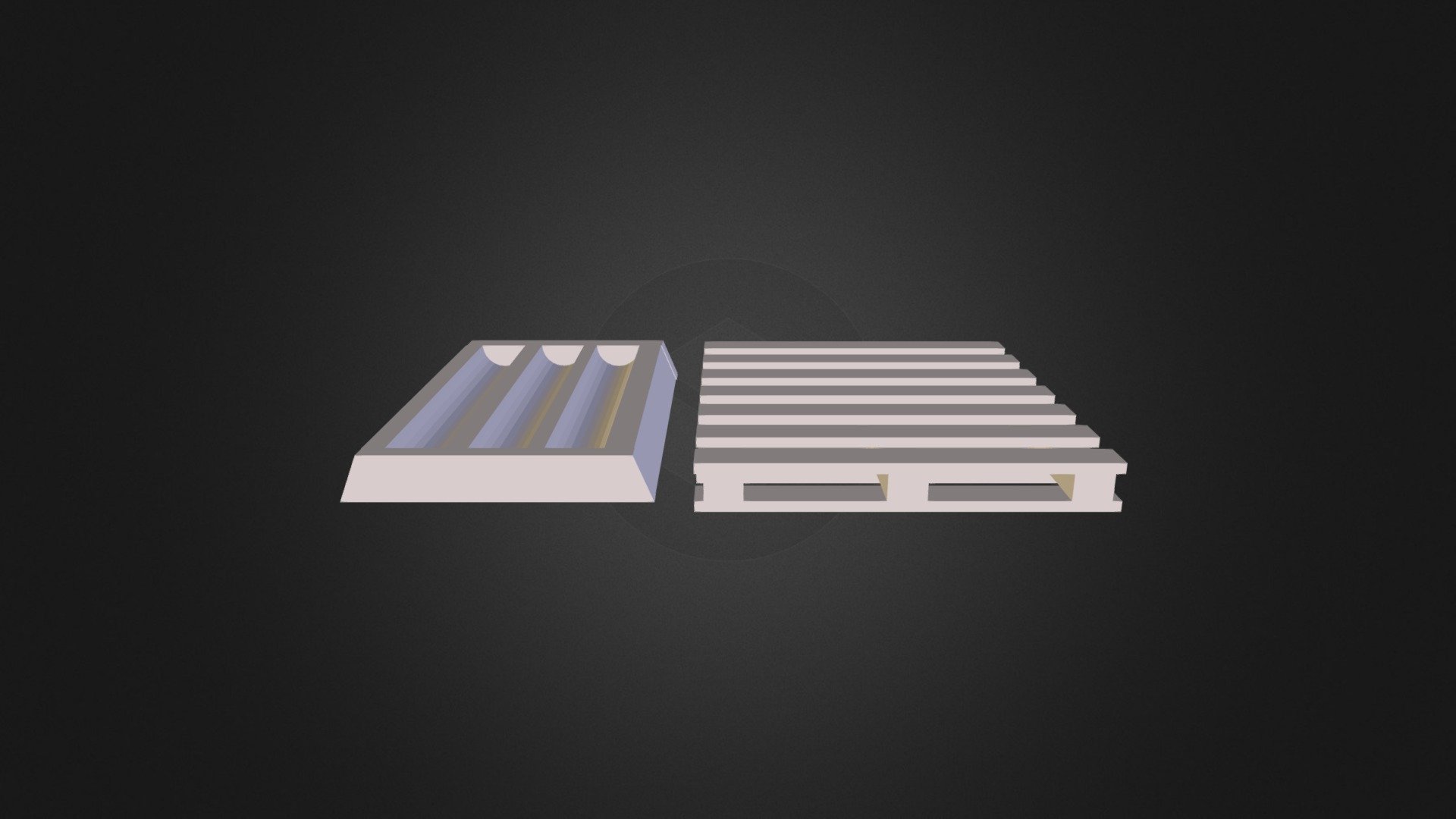 Drill Core Tray and Pallet - 3D model by 3dindustries [1ac7fc0] - Sketchfab