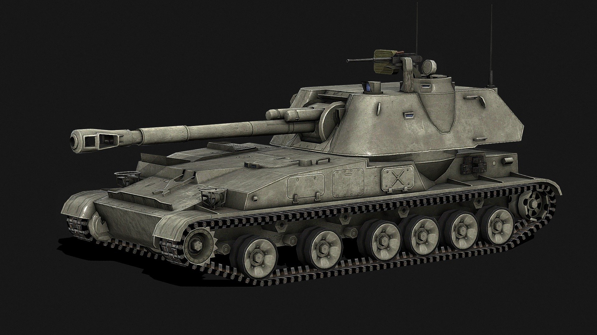 2S3 Akatsiya - 3D model by momsboxtv [1ac81f2] - Sketchfab