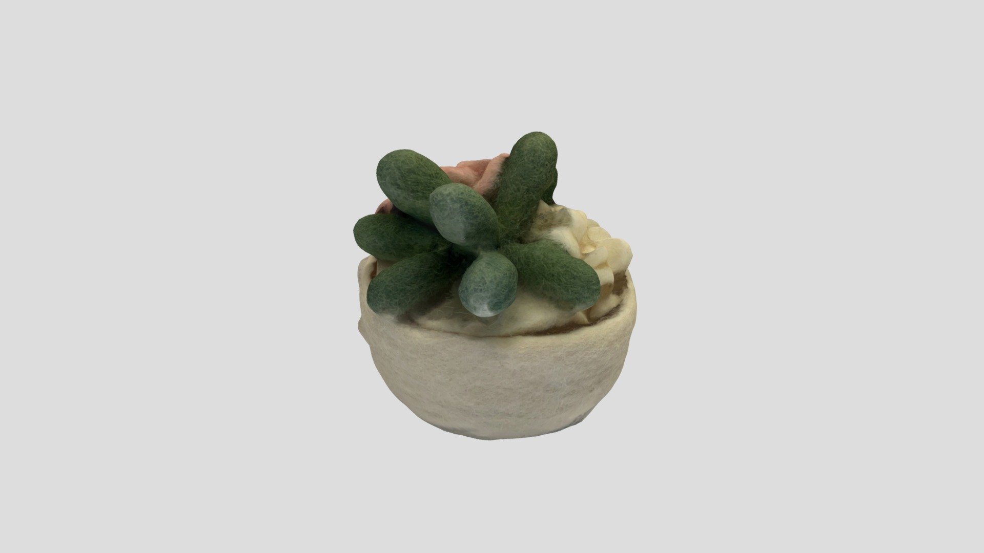 3D Model of Wool Felt Flowers - Download Free 3D model by xchen020516 ...