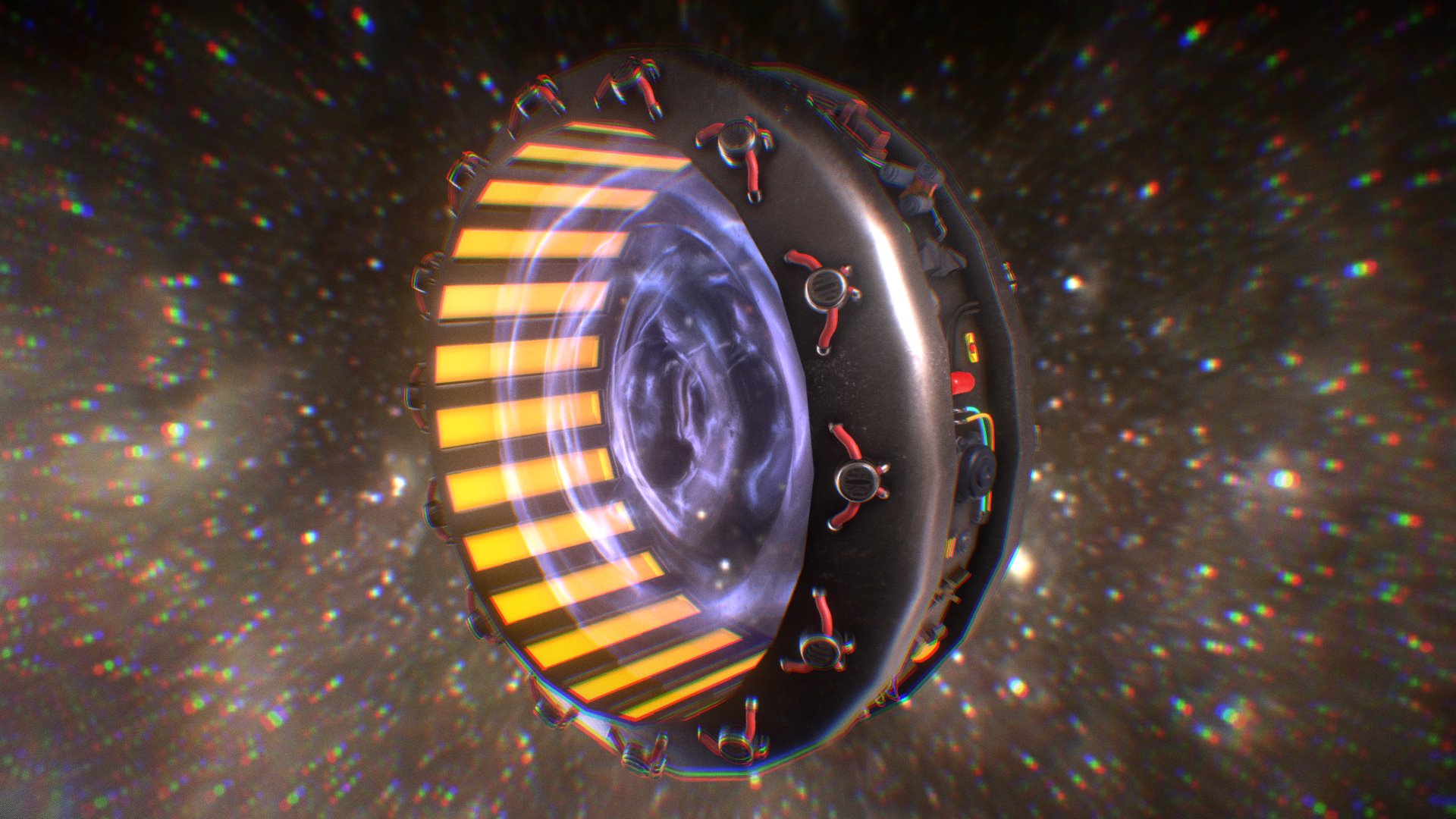 Sci Fi Space Portal - 3D model by Michail12345 [1acc12a] - Sketchfab