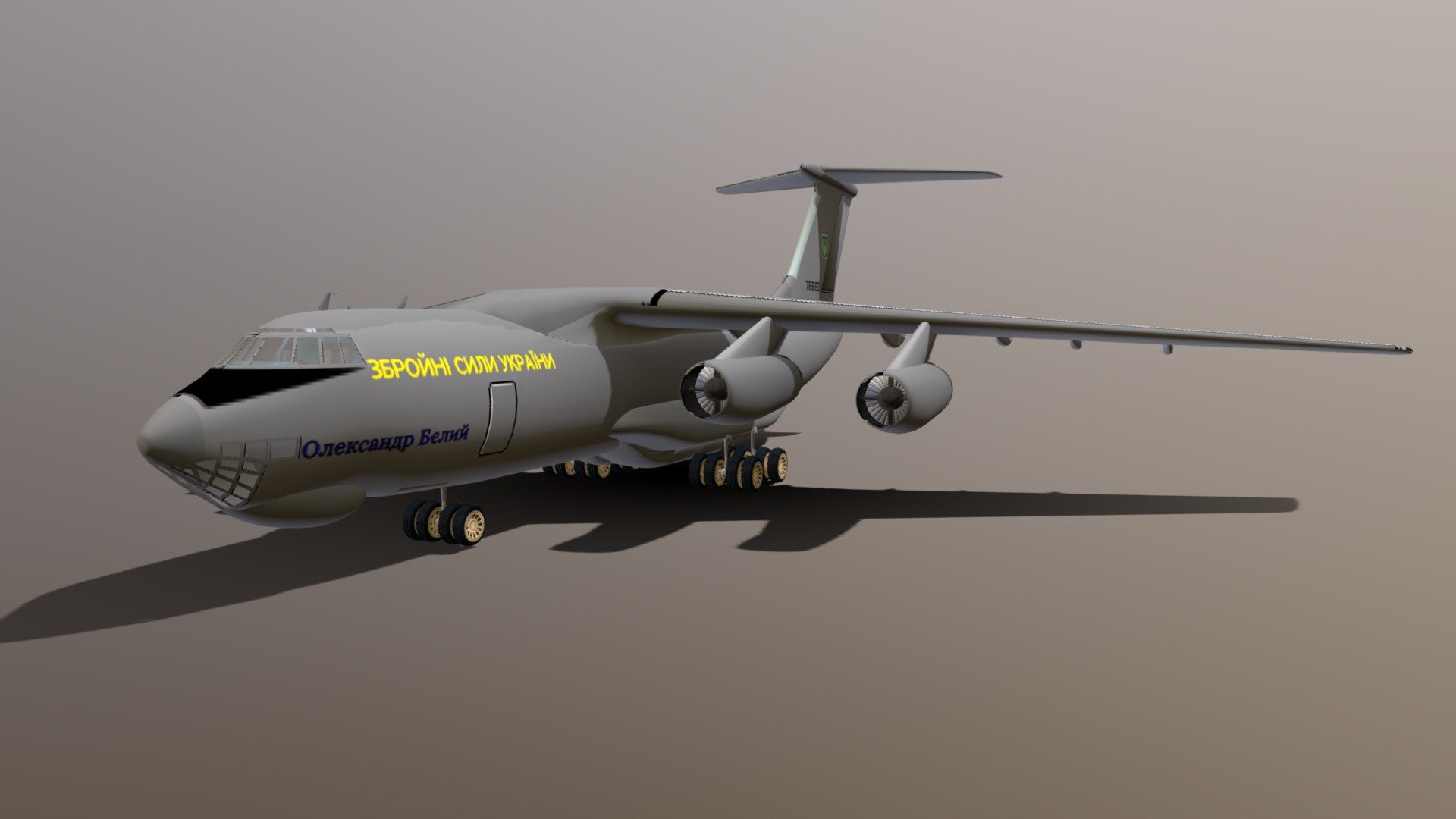 Ukrainian Il-76MD - Download Free 3D model by 42manako [1acd000 ...