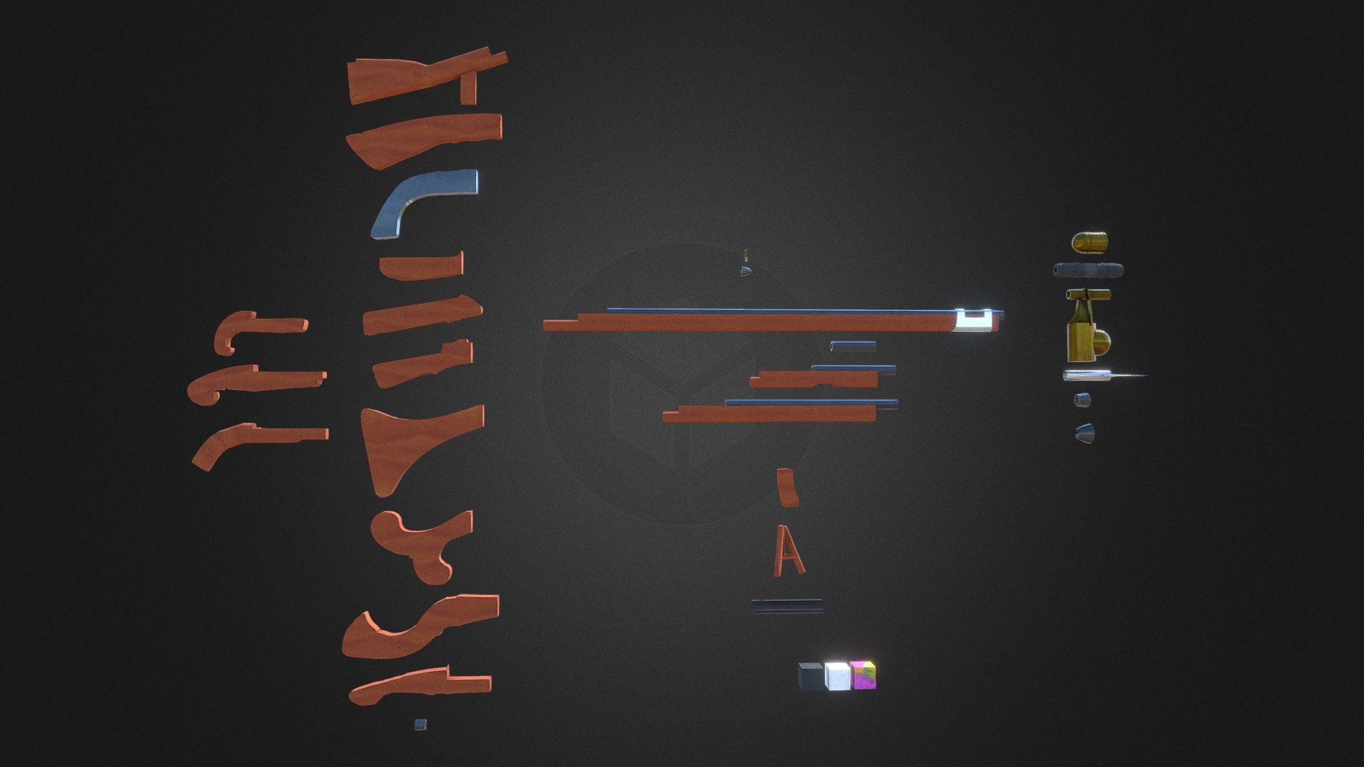 Bolt-Action-Lock Musket Mods - Download Free 3D model by ...