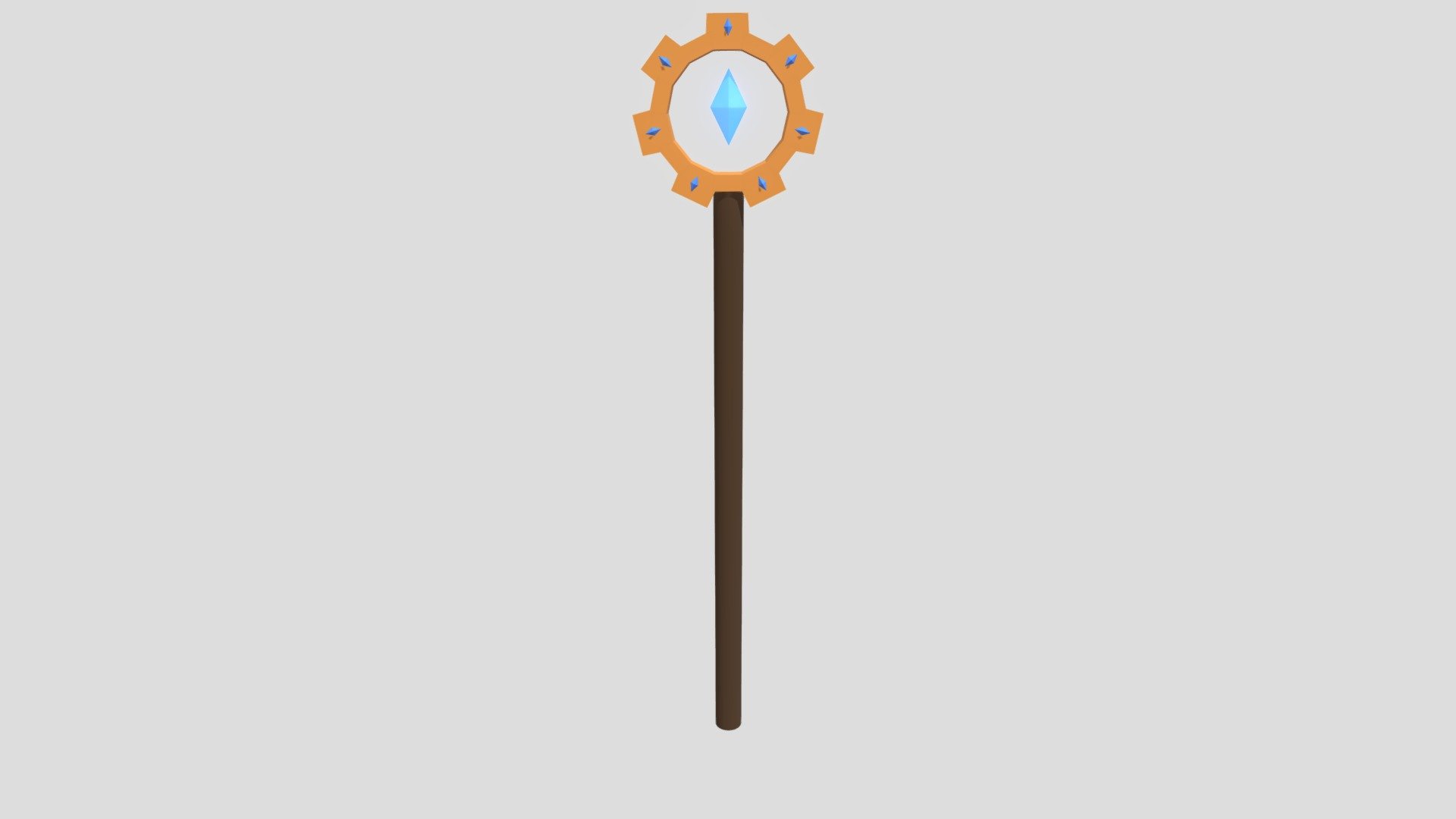 Magepunk Conduit Staff - 3D model by Luke Vance (@956031778) [1ad34bc ...