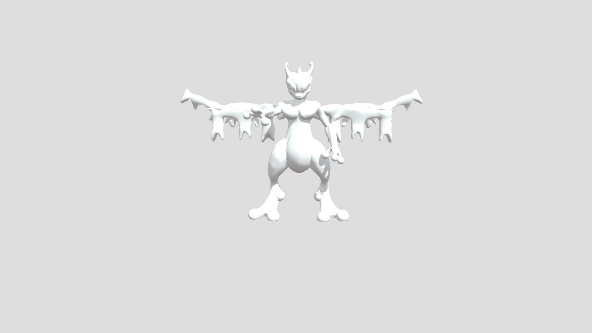 Dragon/ Ghost Mewtwo - Download Free 3D model by eeveebaking23 [1ad37d8 ...