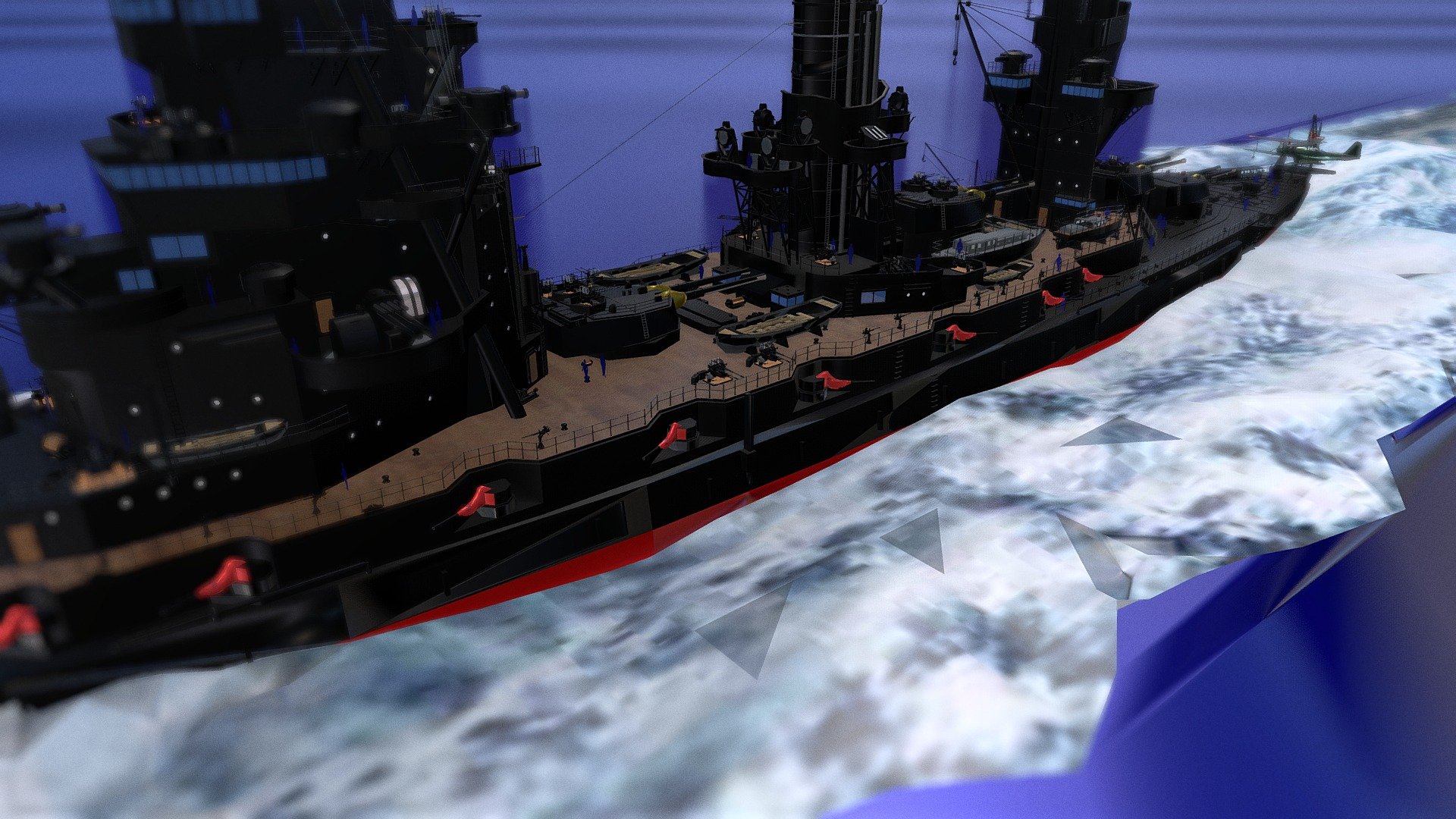 IJN YAMASHIRO - 3D model by CloudHubOmniTeam (@cloudhub) [1ad5db6 ...