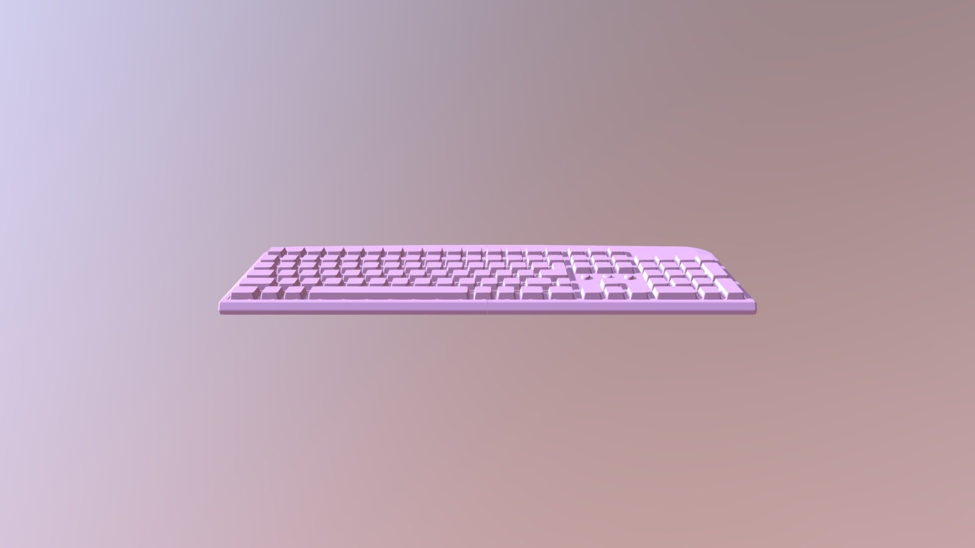 Keyboard - 3D model by anuragkedia [1ad7ecb] - Sketchfab