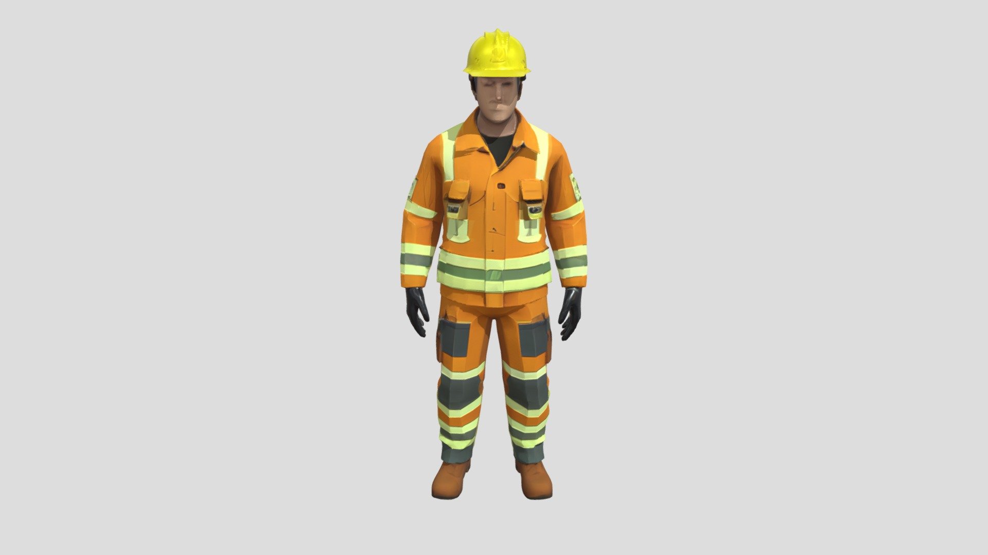 construction worker figure - 3D model by tomgc17 [1ad8151] - Sketchfab