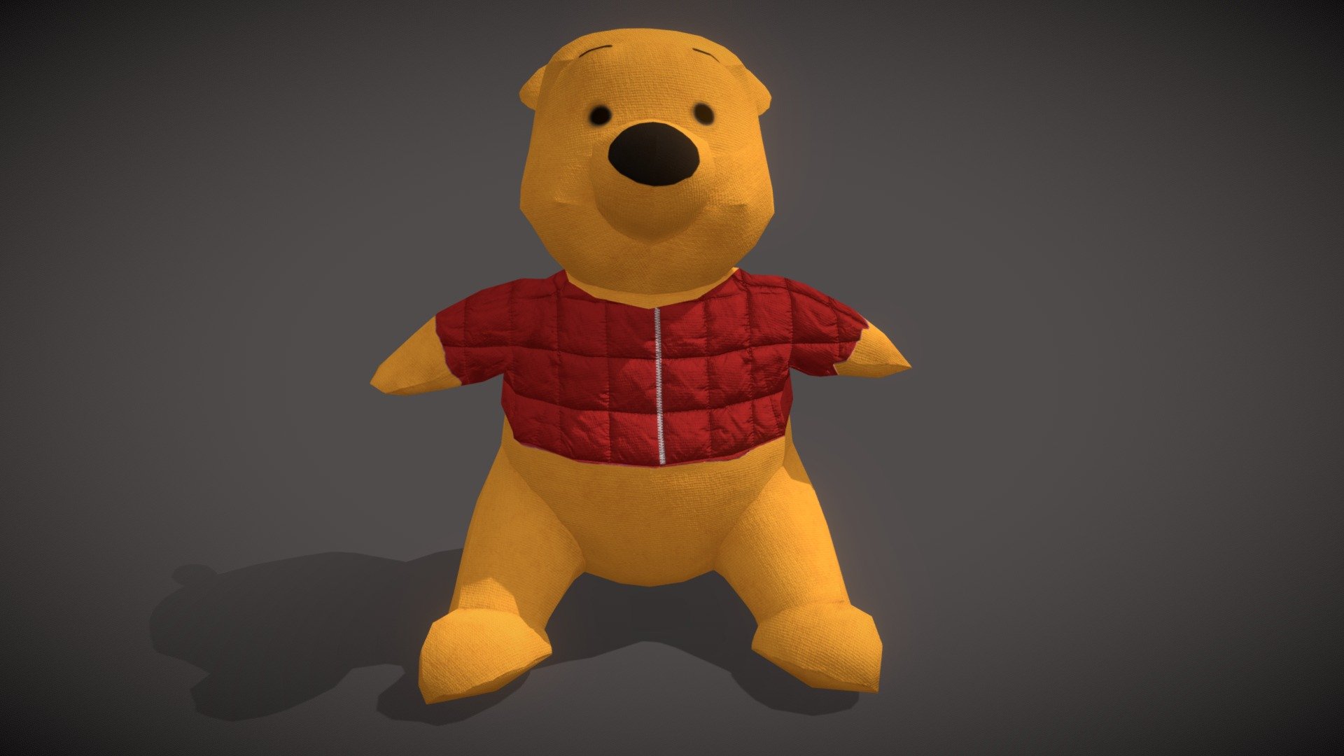 Toy bear, created in Marvelous designer - Buy Royalty Free 3D model by ...