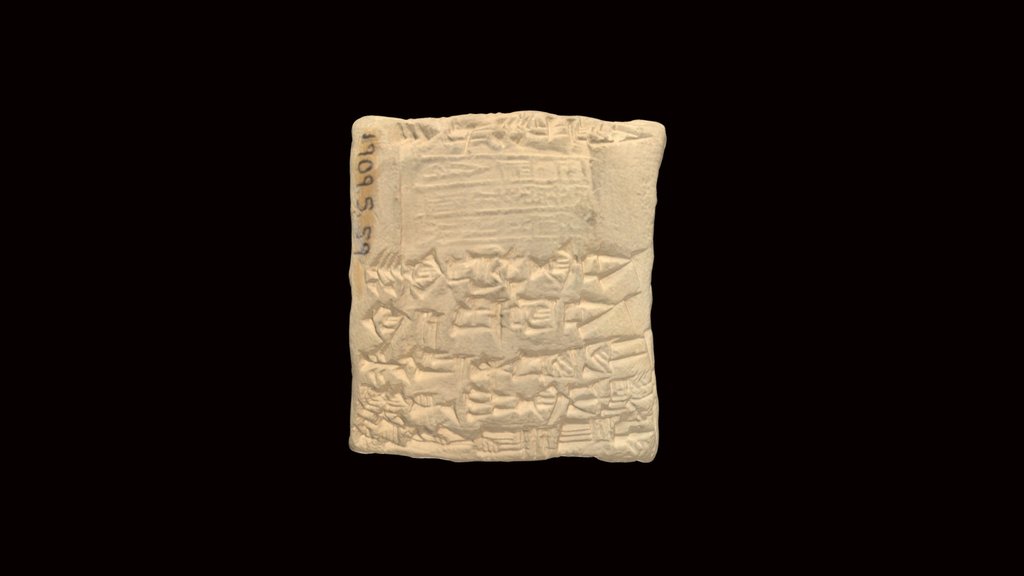 Cuneiform Tablet Collection at the HMANE - A 3D model collection by ...